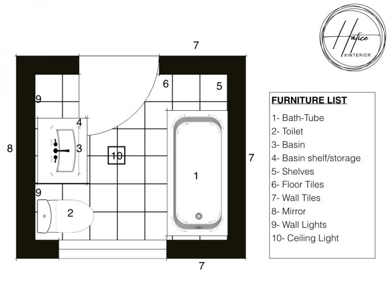 How to remodel bathroom: A design in Edinburgh | HaticeXInterior